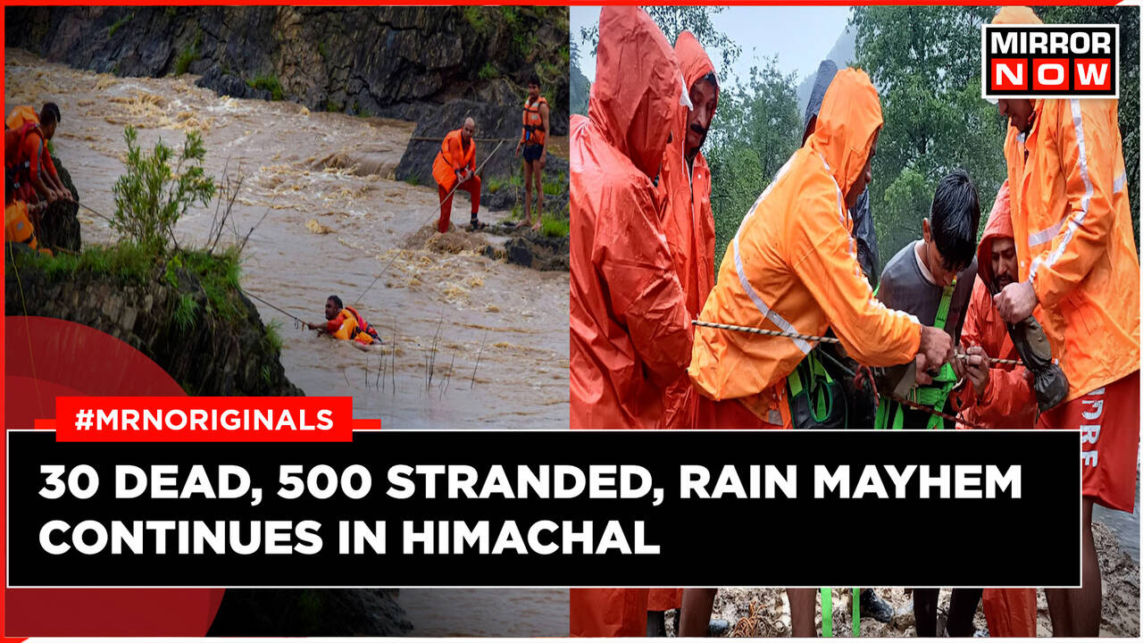 Himachal Pradesh: Cars Swept Away, Parts of Bridges Washed Away in Raging Floods | Times Now