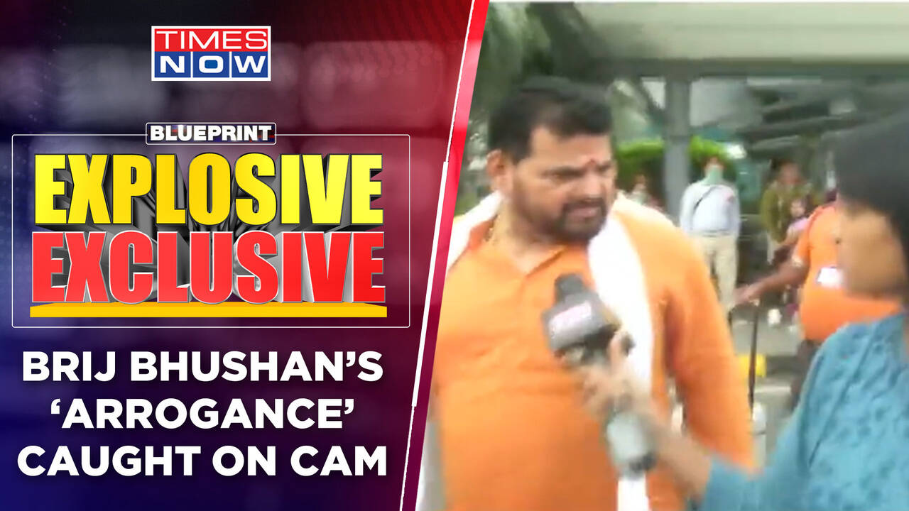Brij Bhushan 'Misbehaves' With Times Now Correspondent | VIP Arrogance ...