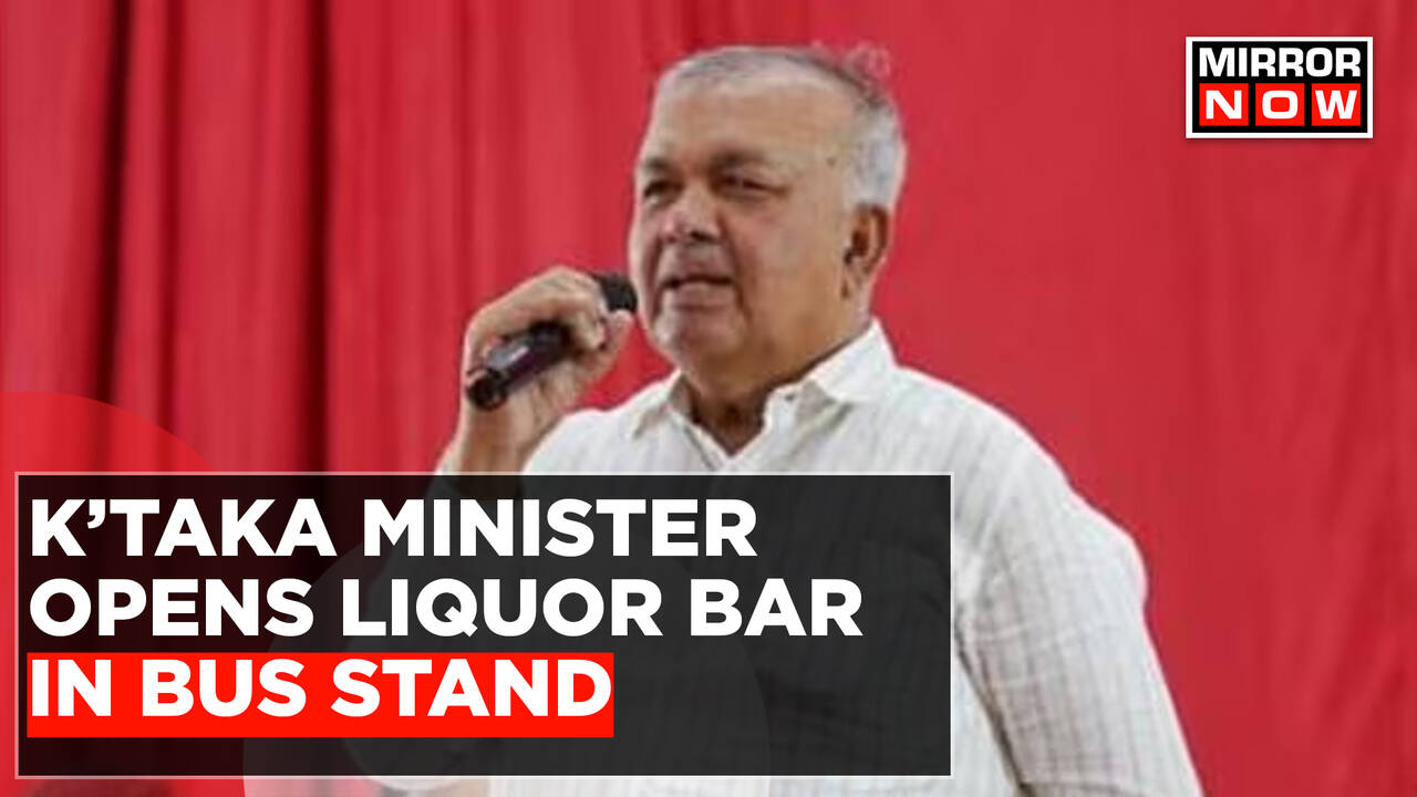 Political Brawl Emerges In Karnataka As Minister Opens Liquor Bar In A ...