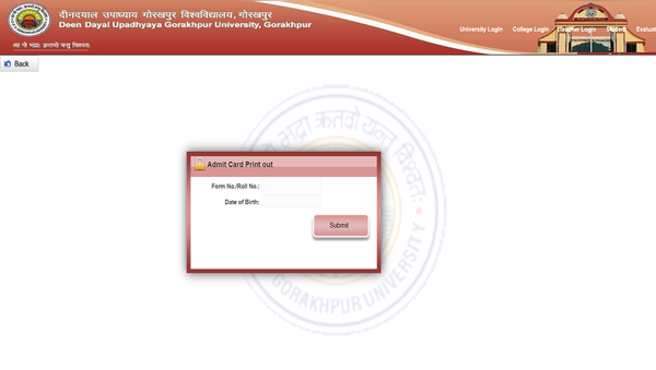 DDU Admit Card 2023 Released on ddugu.ac.in, Check DDU Admit Card ...