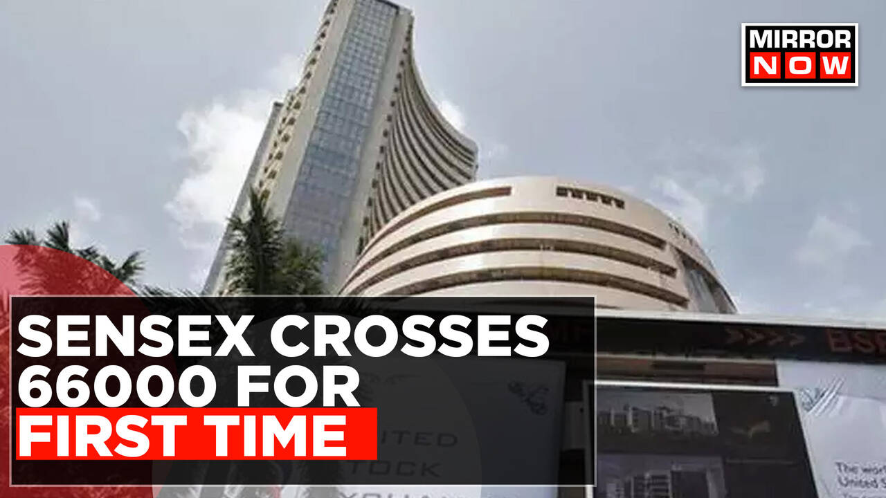 Sensex Crosses 66000 For First Time And Nifty Breaches 19,500 Mark ...