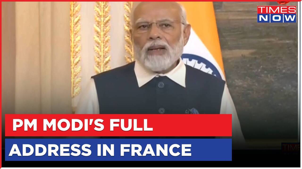 PM Modi Speech In France | 'We Are Making Roadmap For Next 25 Years ...