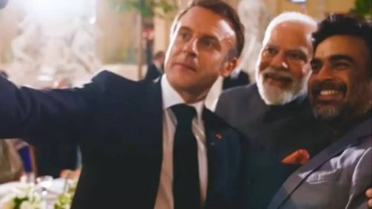 Viral Video: French President Clicks Epic Selfie With PM Modi And Actor ...