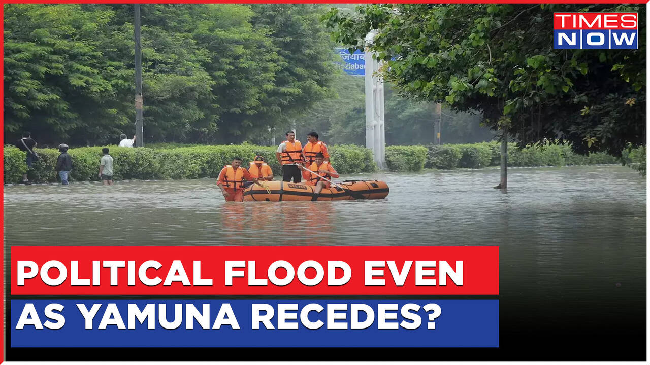 Rain Yamuna Update | Times Now Reports From Yamuna Bank; River Recedes, Flood Stays | English ...