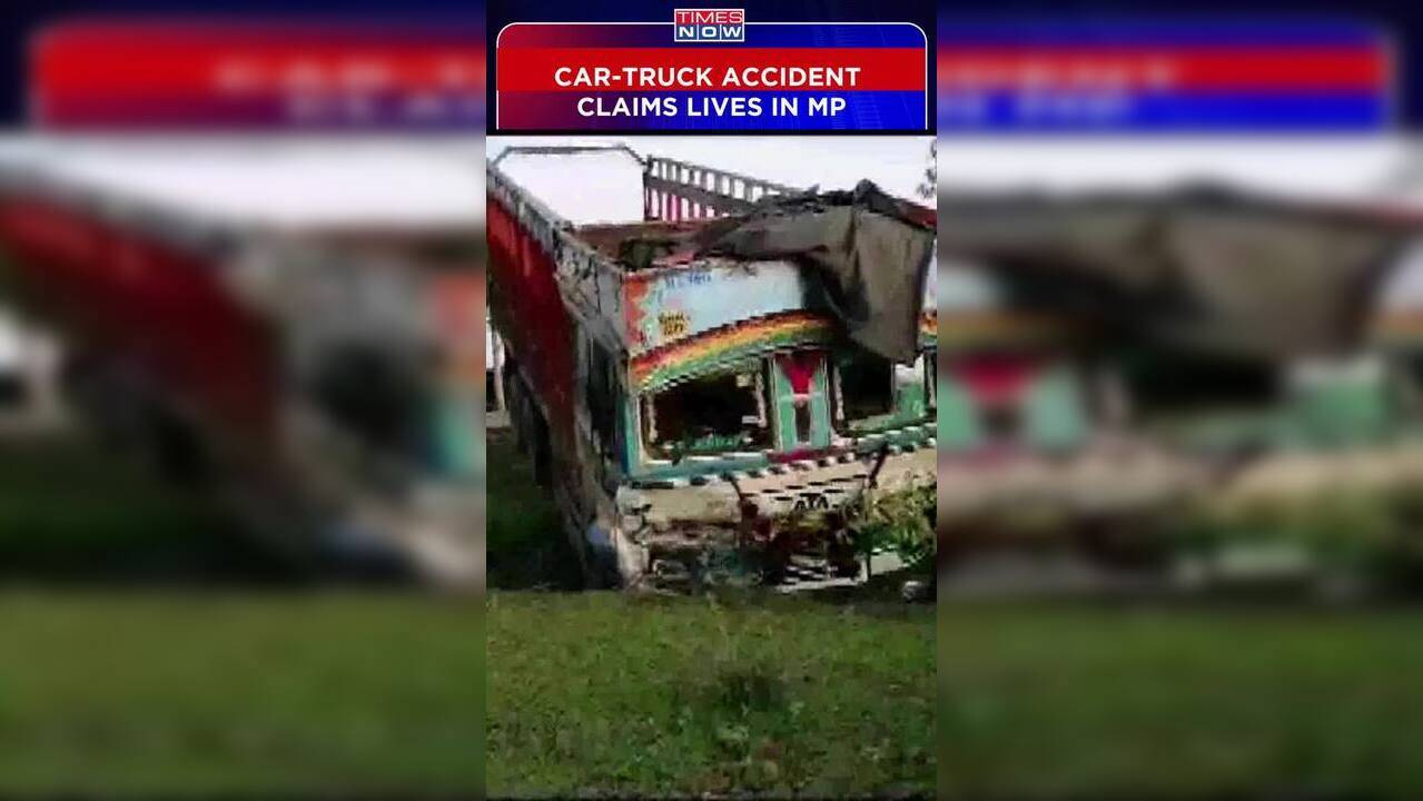 Tragic Car-Truck Accident Claims Lives in MP #shorts | Times Now