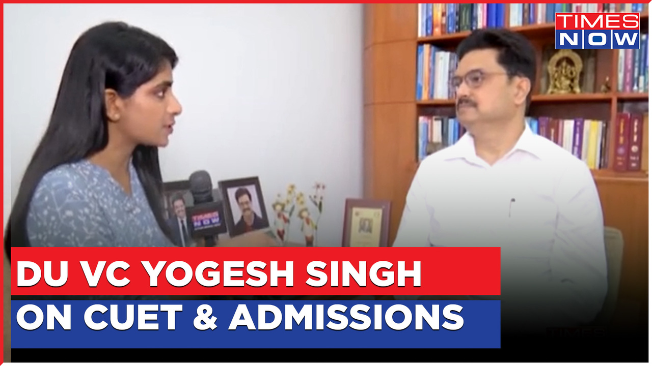 Delhi University Vice Chancellor Professor Yogesh Singh On CUET & DU Admission Process ...