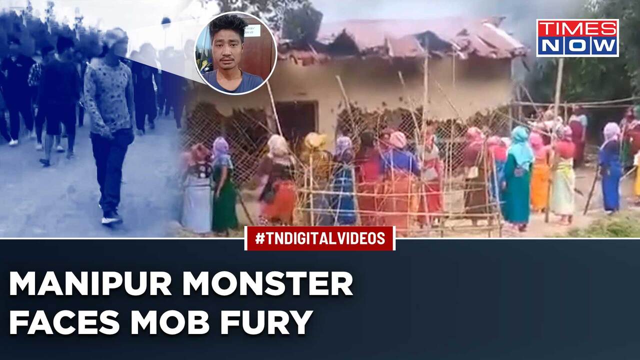 Mob Of Women Burns Down House Of Main Accused As Outrage Over Manipur ...
