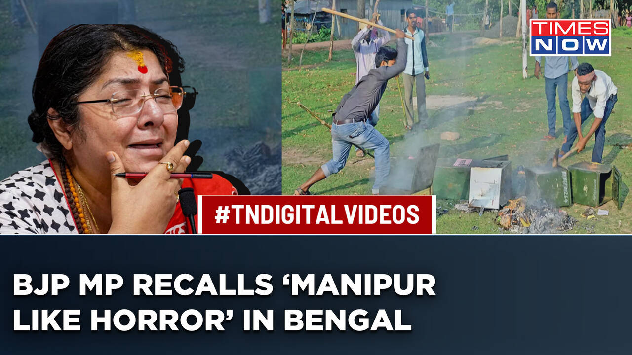 Manipur Horror: BJP MP Locket Chatterjee Cries While Recalling ‘Heinous Crime’ In Bengal | Times Now