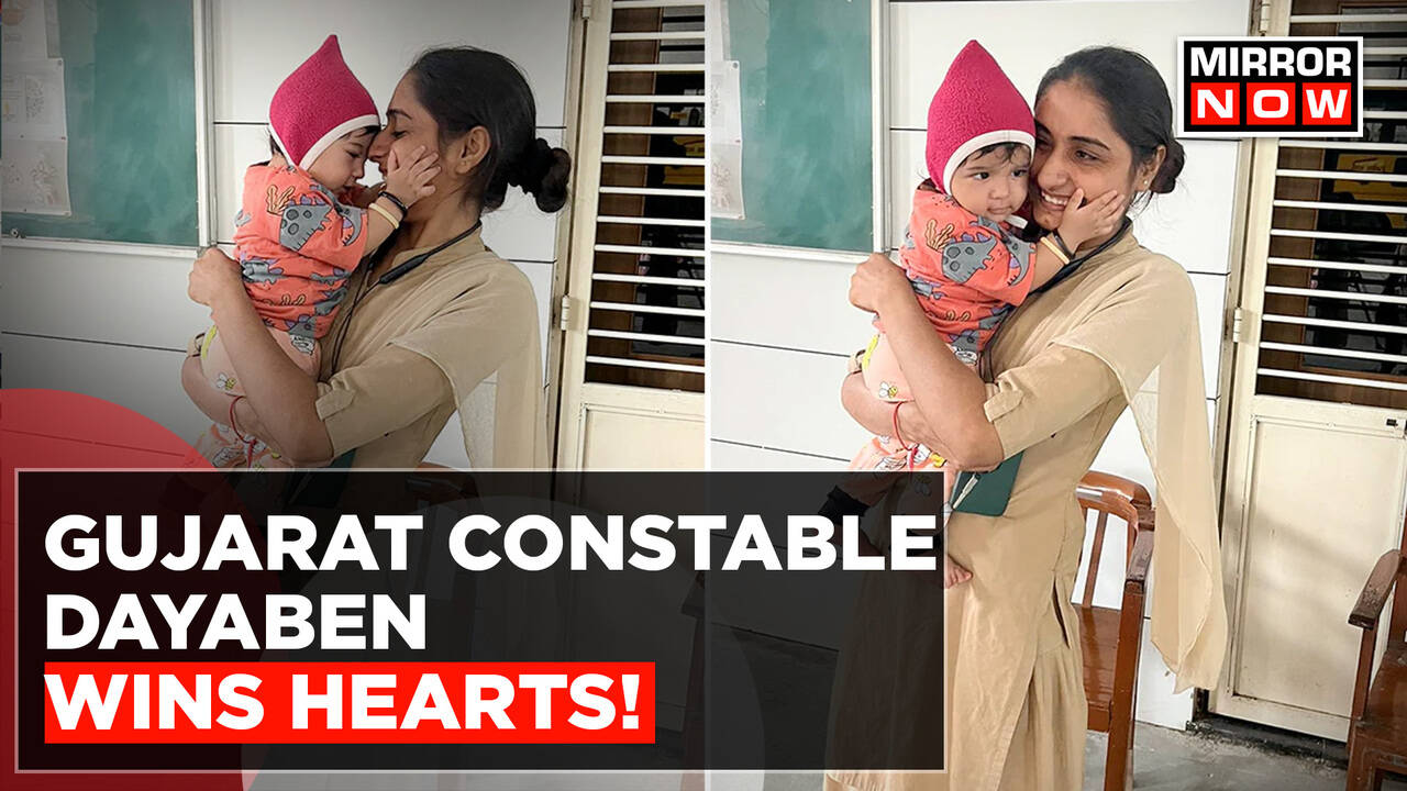Watch! Constable Dayaben Wins Hearts As She Takes Care Of Baby While ...