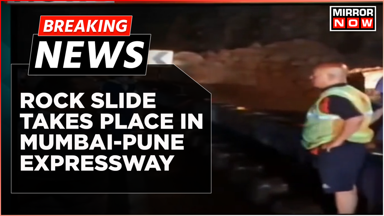 Breaking News: Amid Heavy Rainfall, Rock Slide At Mumbai-Pune ...