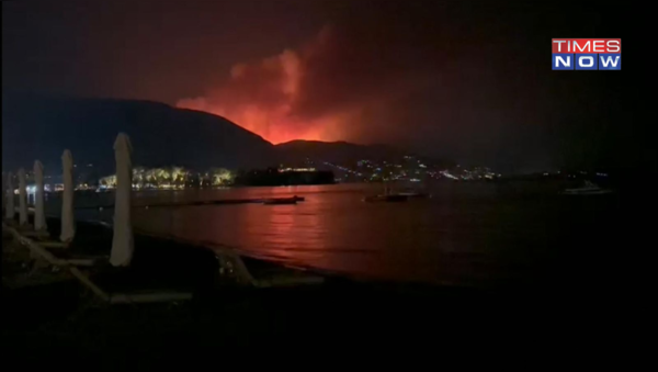 Greece Wildfires: Corfu, Evia Islands Begin Evacuation as Fires Gain ...