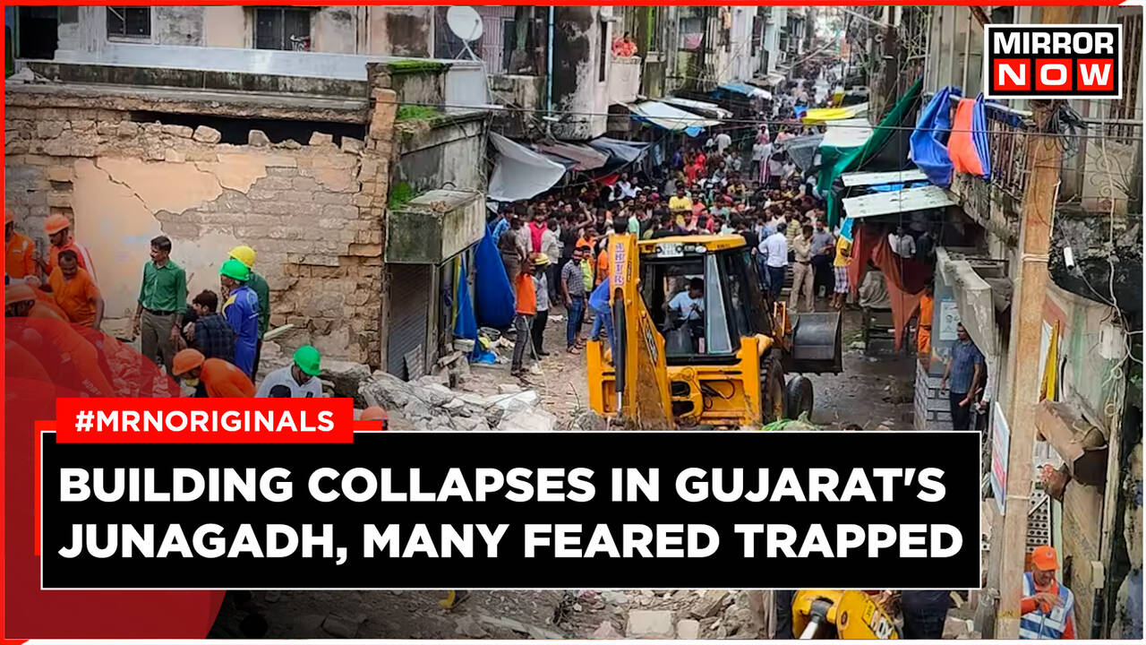 Building Collapses In Gujarat's Junagadh, Many Feared Trapped | Times Now