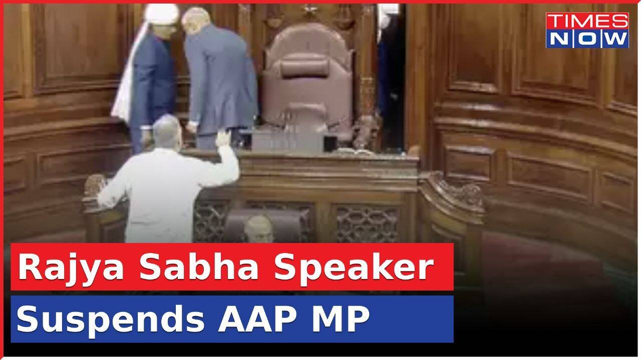 Manipur Violence Debate: Rajya Sabha Speaker Suspends AAP MP Sanjay ... Manipur Violence Debate: Rajya Sabha Speaker Suspends AAP MP Sanjay ...