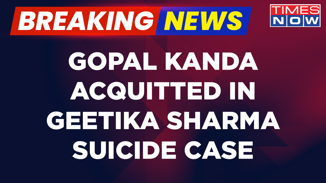 Gopal Kanda And Aruna Chadha Acquited In Geetika Sharma Suicide Case ...