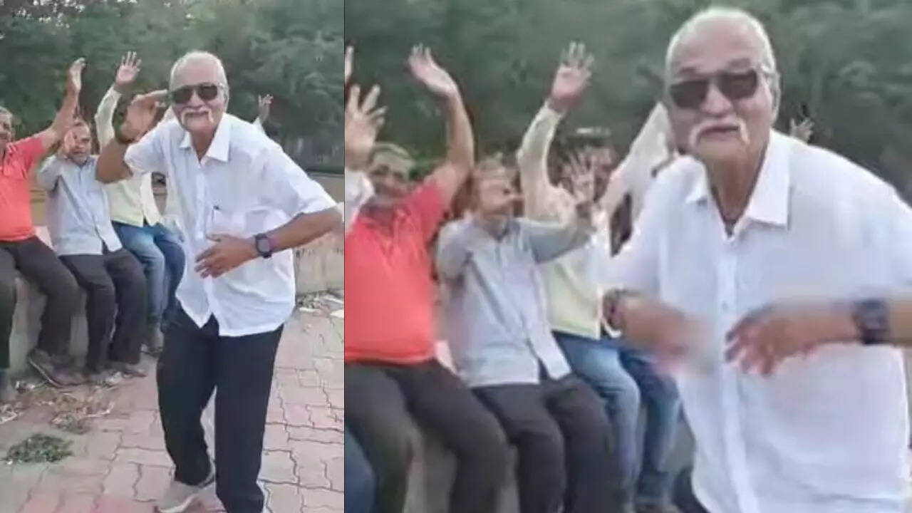 Dadaji Ka Dance | Elderly Man's Dance To 'Uden Jab Jab Zulfen Teri' In ...