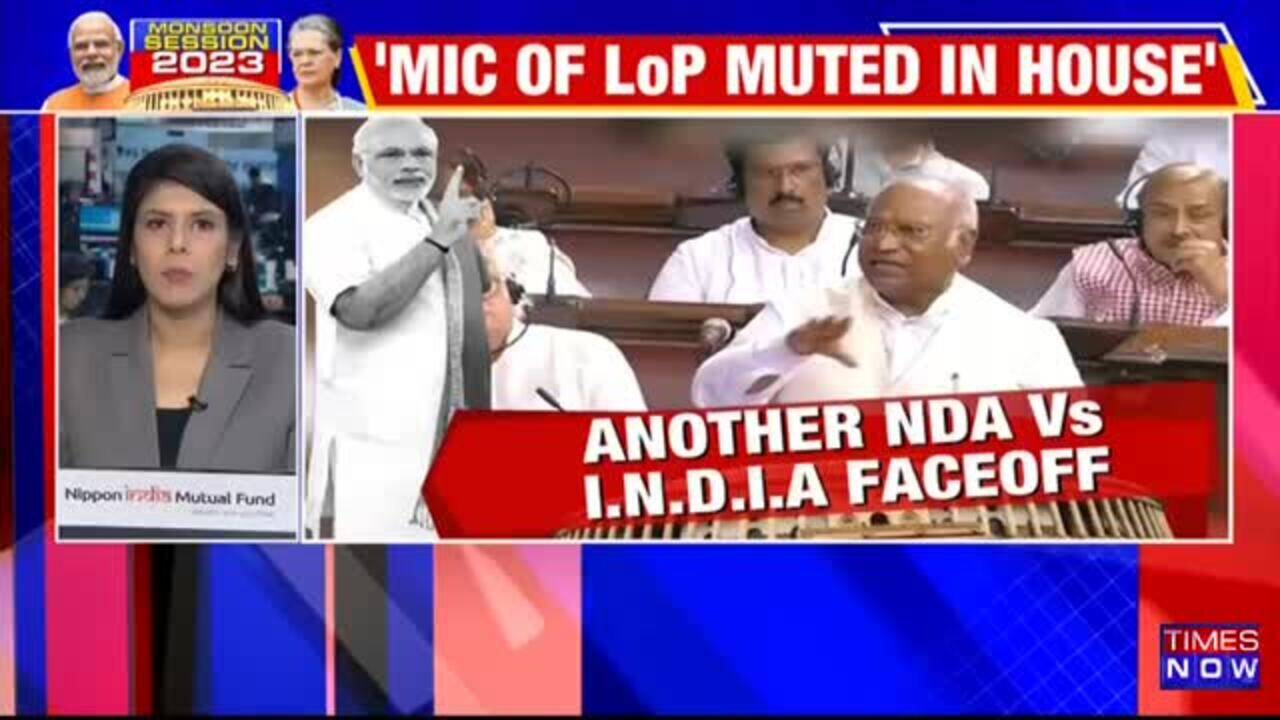 Derek O' Brien Says Mallikarjun Kharge's Mic Switched Off During ...