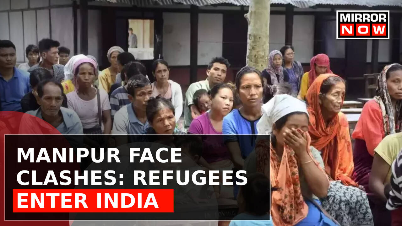 718 Refugees Enter Manipur In Two-Days: Sources | Manipur Clashes ...