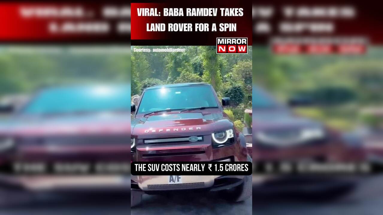 Yoga Guru Baba Ramdev Seen Driving Land Rover Defender 130, Video Goes ...