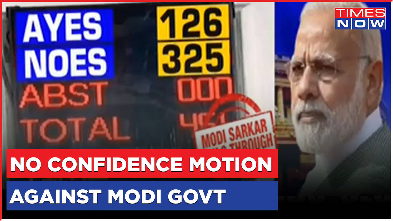 No Confidence Motion Proposal Against Modi Govt Accepted By Lok Sabha Speaker Om Birla | Times Now