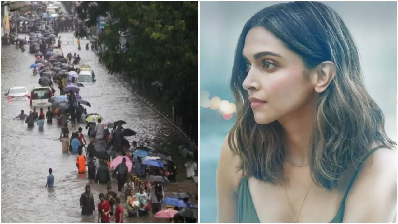 18 Years Of Mumbai Floods: When Deepika Padukone Walked In Deep-Waist ...