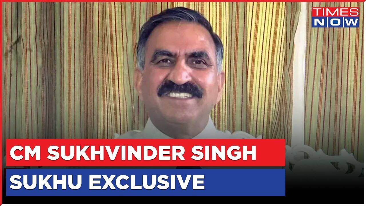 Exclusive Interview With CM Sukhvinder Singh Sukhu | Himachal Pradesh On Orange Alert | Watch ...