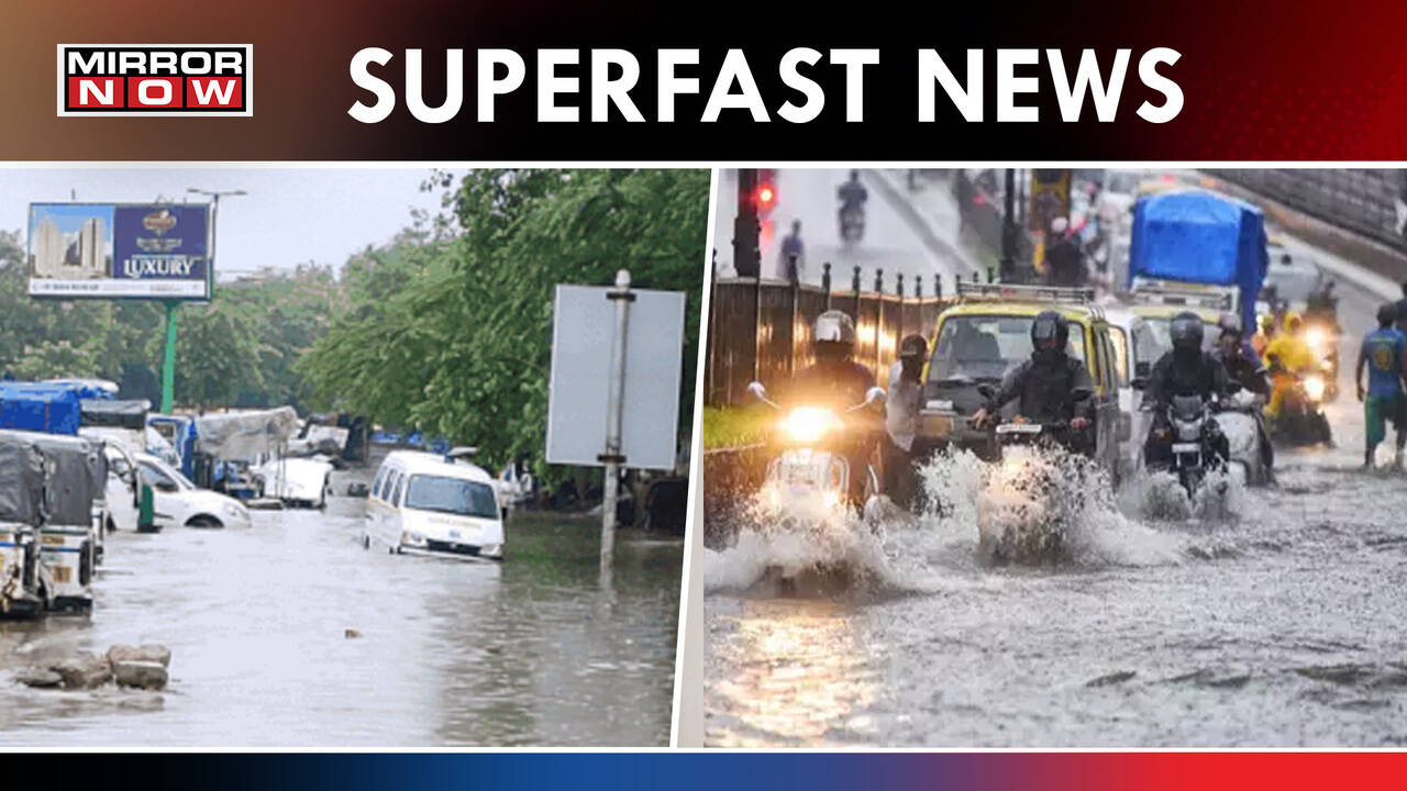 Superfast News | Waterlogging In Rajasthan | Red Alert For Mumbai ...