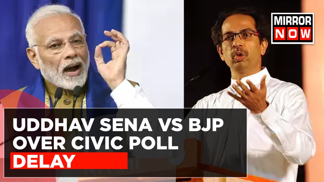 Fight Between Uddhav Camp And BJP Over Civic Poll Delay, Mega Battle For Mumbai | Maharashtra ...