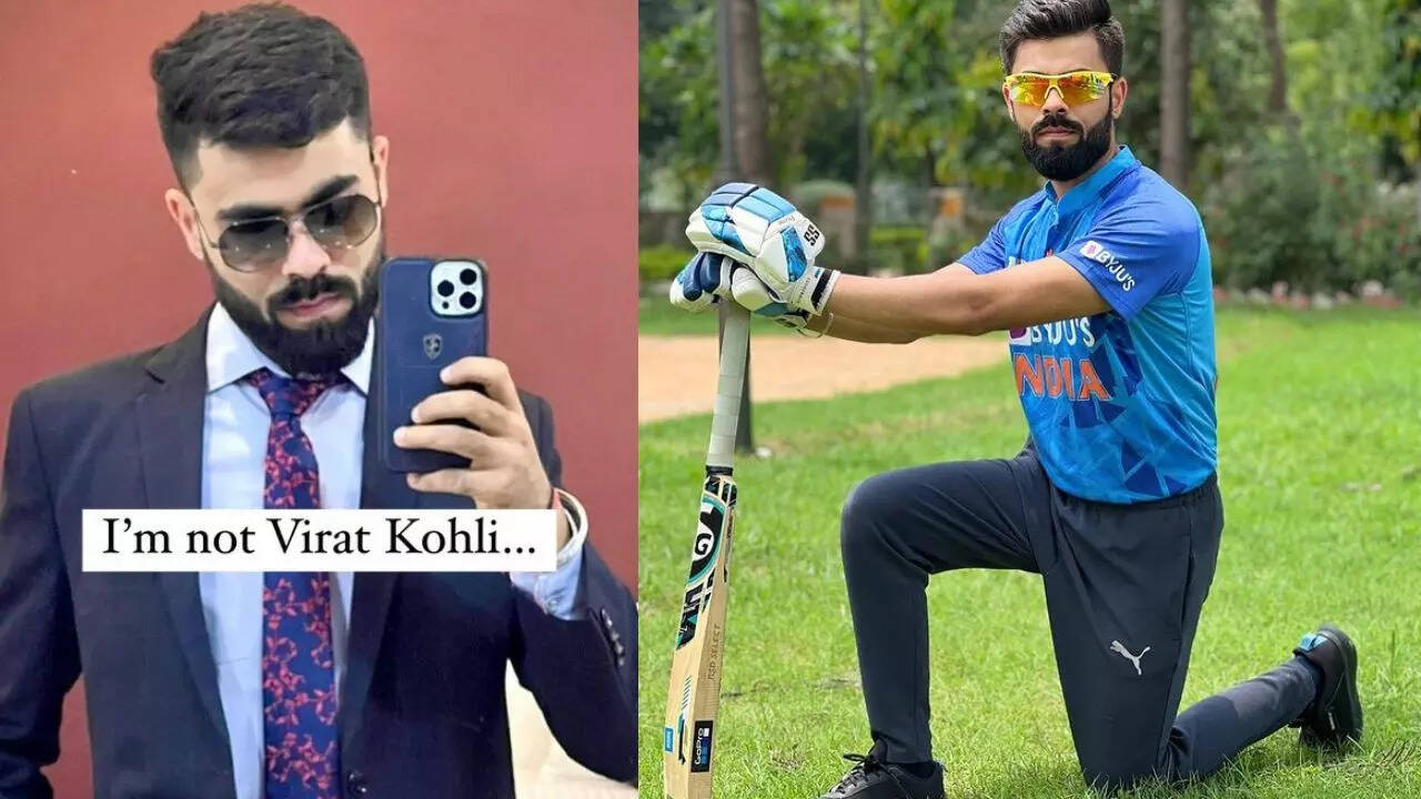 Doppelganger Alert! Fans Mistake Haryana Man as Virat Kohli, Click ...