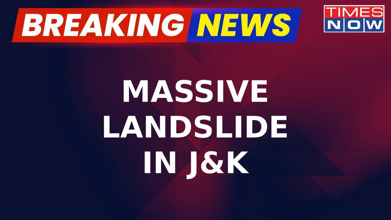 Breaking News| Massive Landslide In Jammu and Kashmir Budhal Area ...