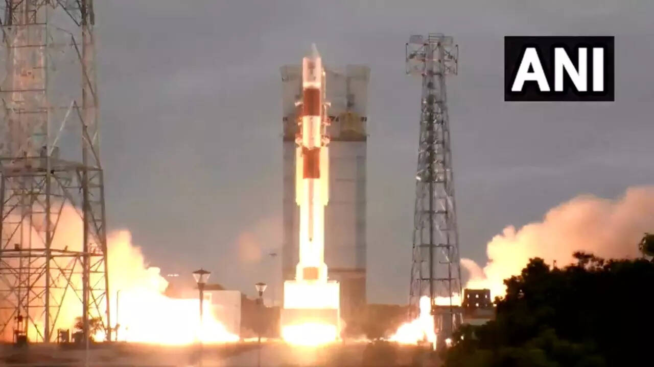 ISRO Launches PSLV-C56 along with 6 satellites | WATCH | India News ...