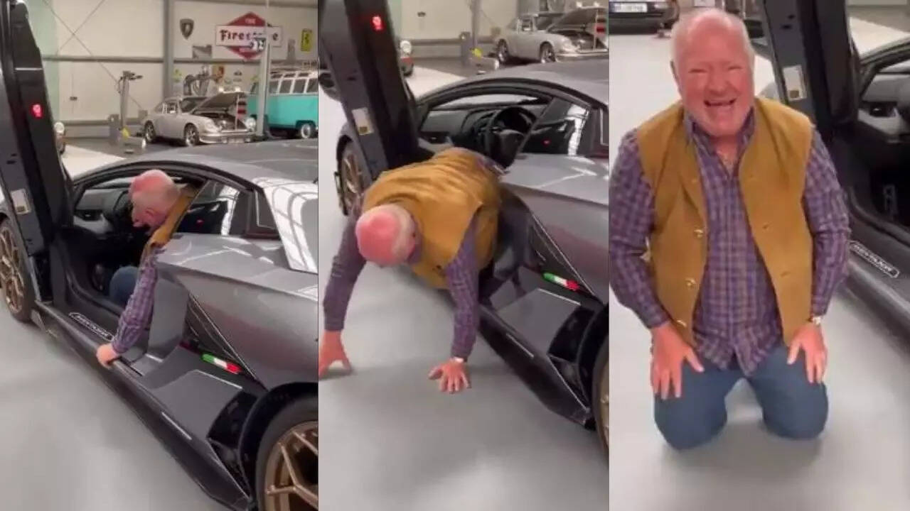 Lamborghini: Elderly Man Fulfils Dream Of Buying Lamborghini Post ...