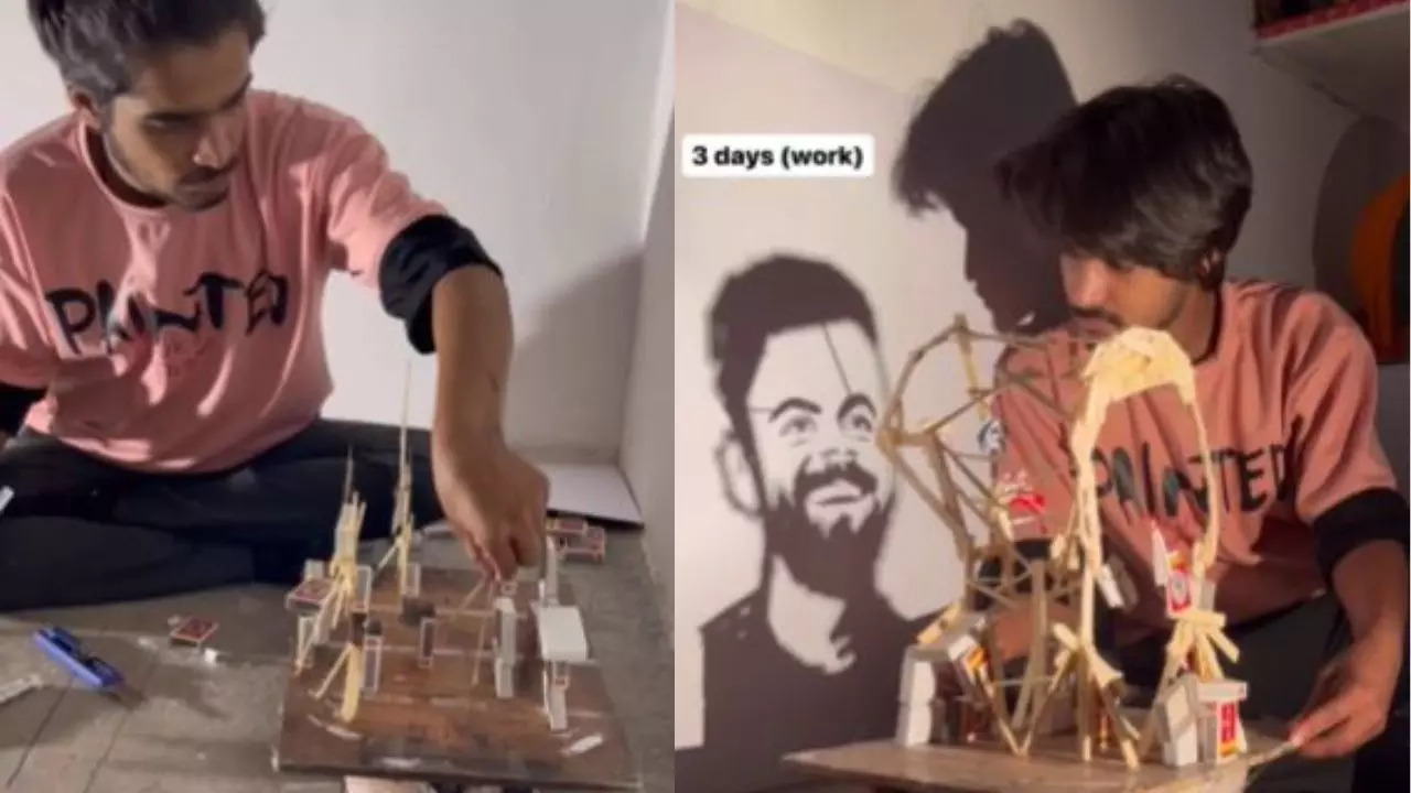 Viral Video: Artist's Shadow Portrait Of Virat Kohli Stuns Netizens ...