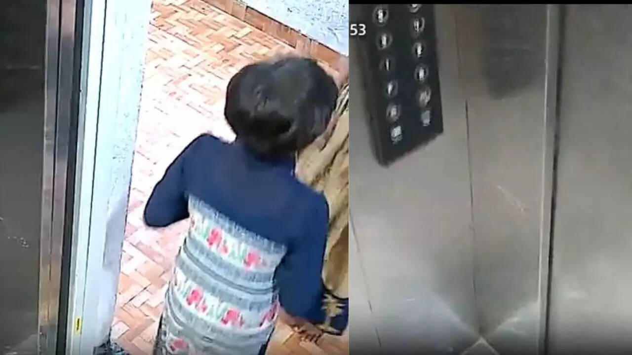 Viral Video: Lift Crashes Down From 10th Floor In Pune In Bone-Chilling ...