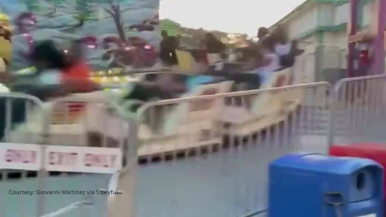Viral Video: New York Playland Ride Spins Backwards for 10 Minutes ...