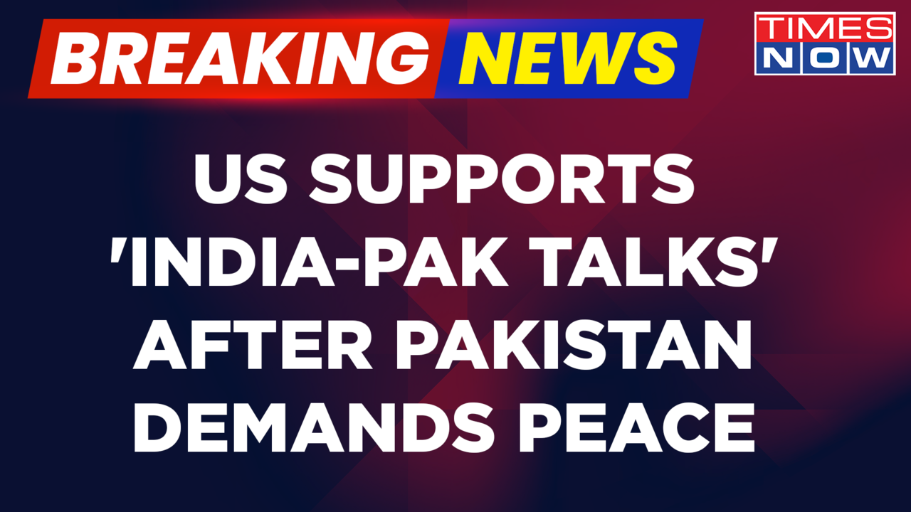 Breaking News: US Supports 'India-Pak Talks' After Pakistan PM Demands ...