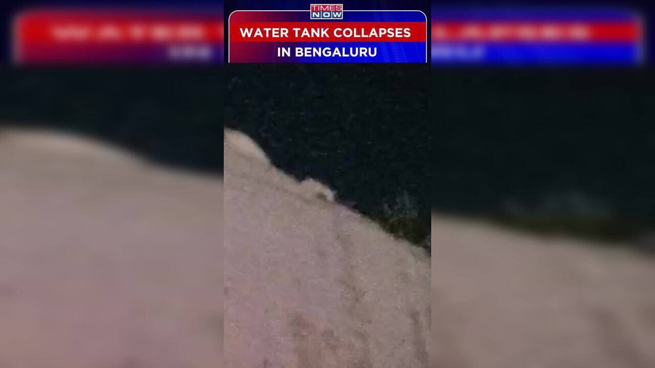 Water Tank Collapses In Bengaluru, Two killed On Spot
