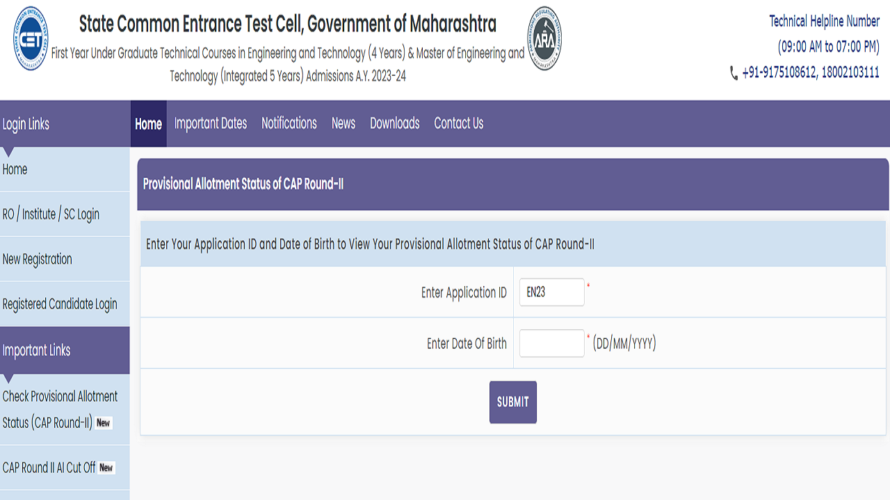 MHT CET CAP Round 2 Result 2023 Out on mahacet.org, Seat Acceptance Begins From Today ...