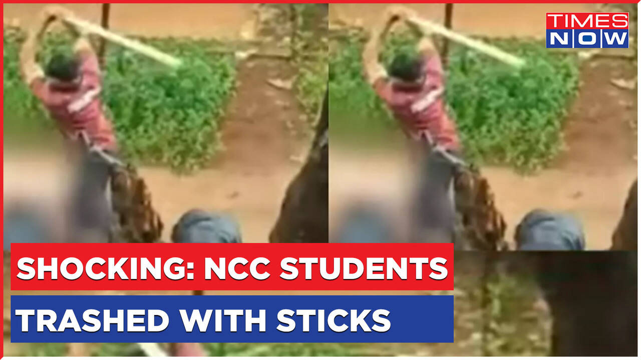 Shocking Video: NCC Students Trashed With Sticks; Thane College Video ...