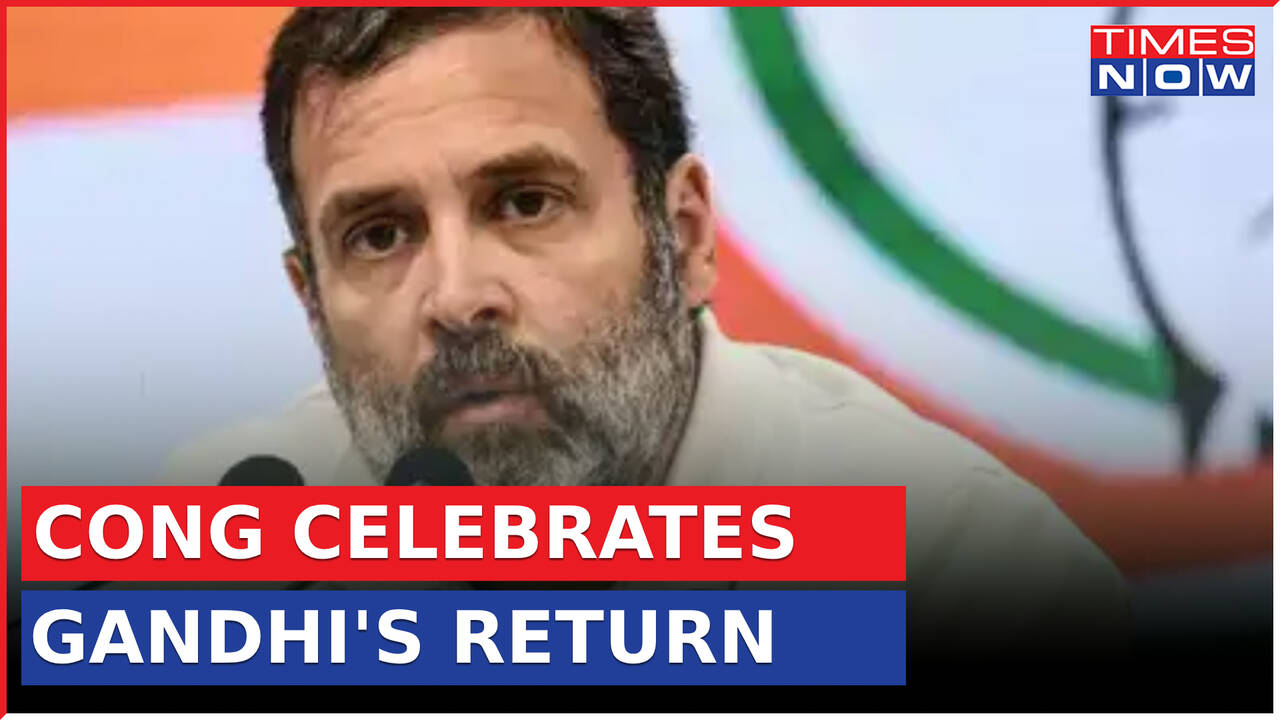 Rahul Gandhi Reinstated As MP, Congress Celebrates The Occasion With ... Rahul Gandhi Reinstated As MP, Congress Celebrates The Occasion With ...