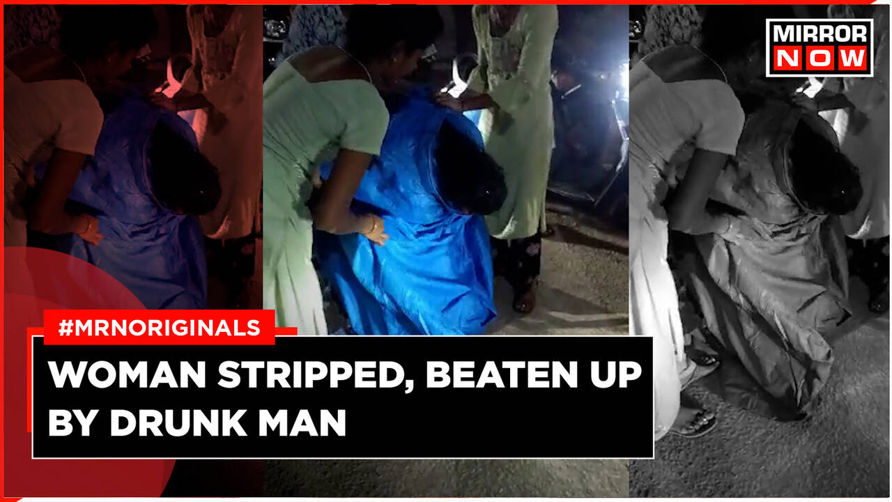 Shocking: Drunk Man Sexually Harasses Woman, Strips and Beats Her Up Publicly in Telangana ...