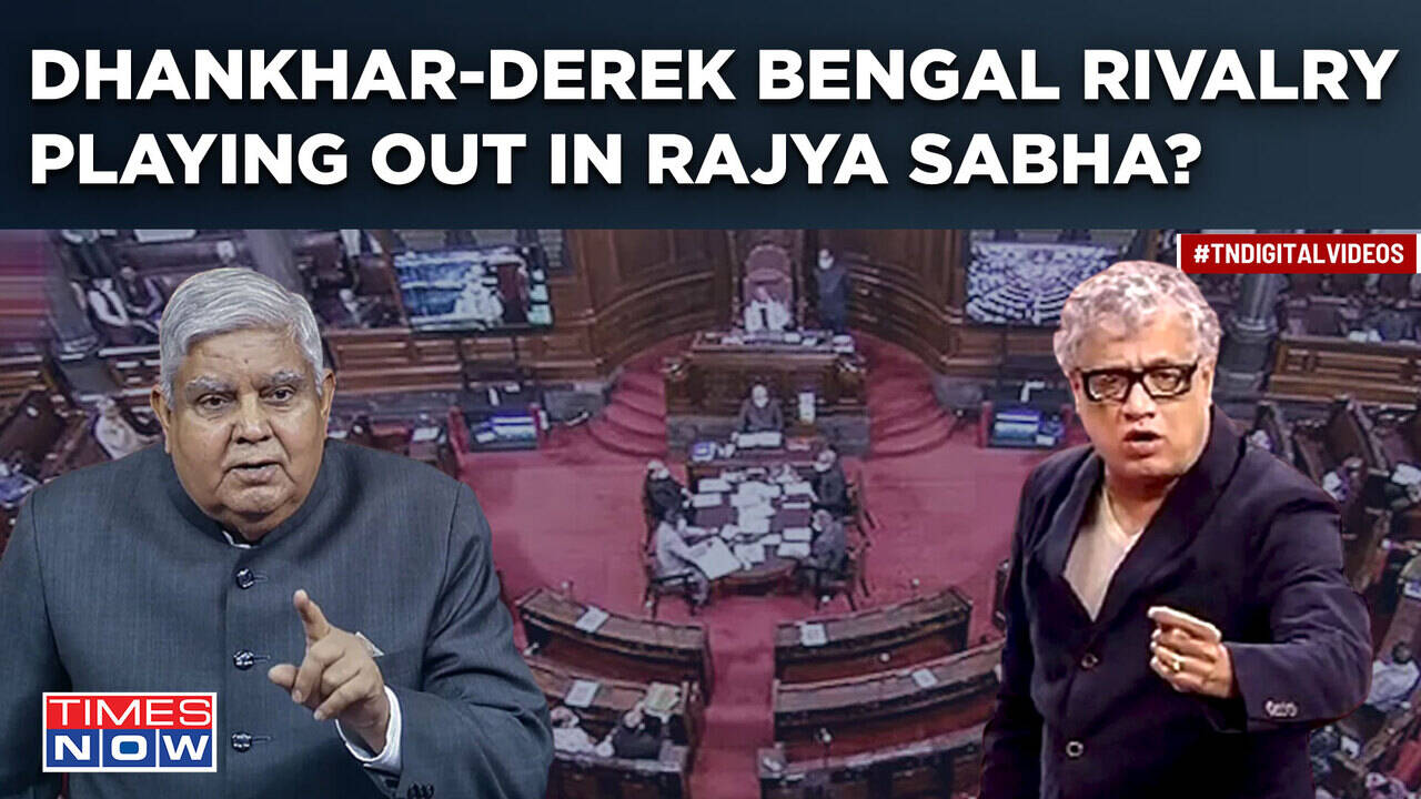 TMC MP Derek O'Brian Suspended From Entire Rajya Sabha Session After Faceoff With Dhankhar ...