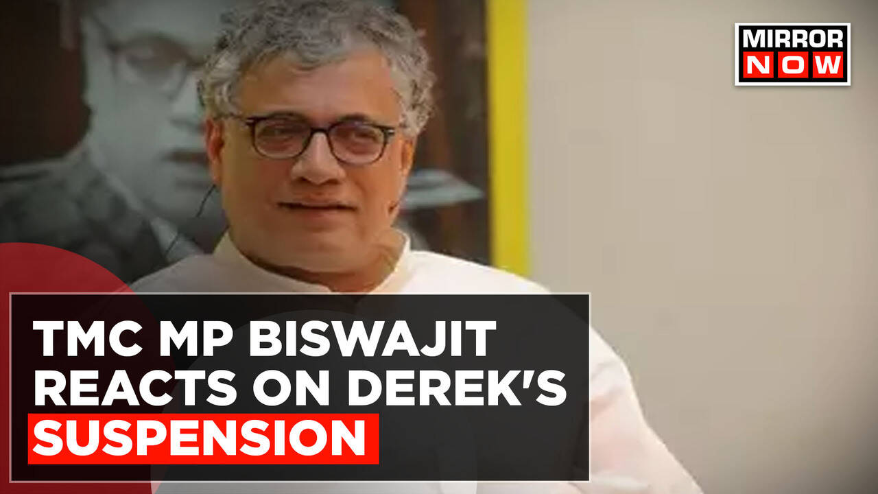 TMC MP Biswajit Deb Reacts On Derek O'Brien's Suspension From Rajya ...