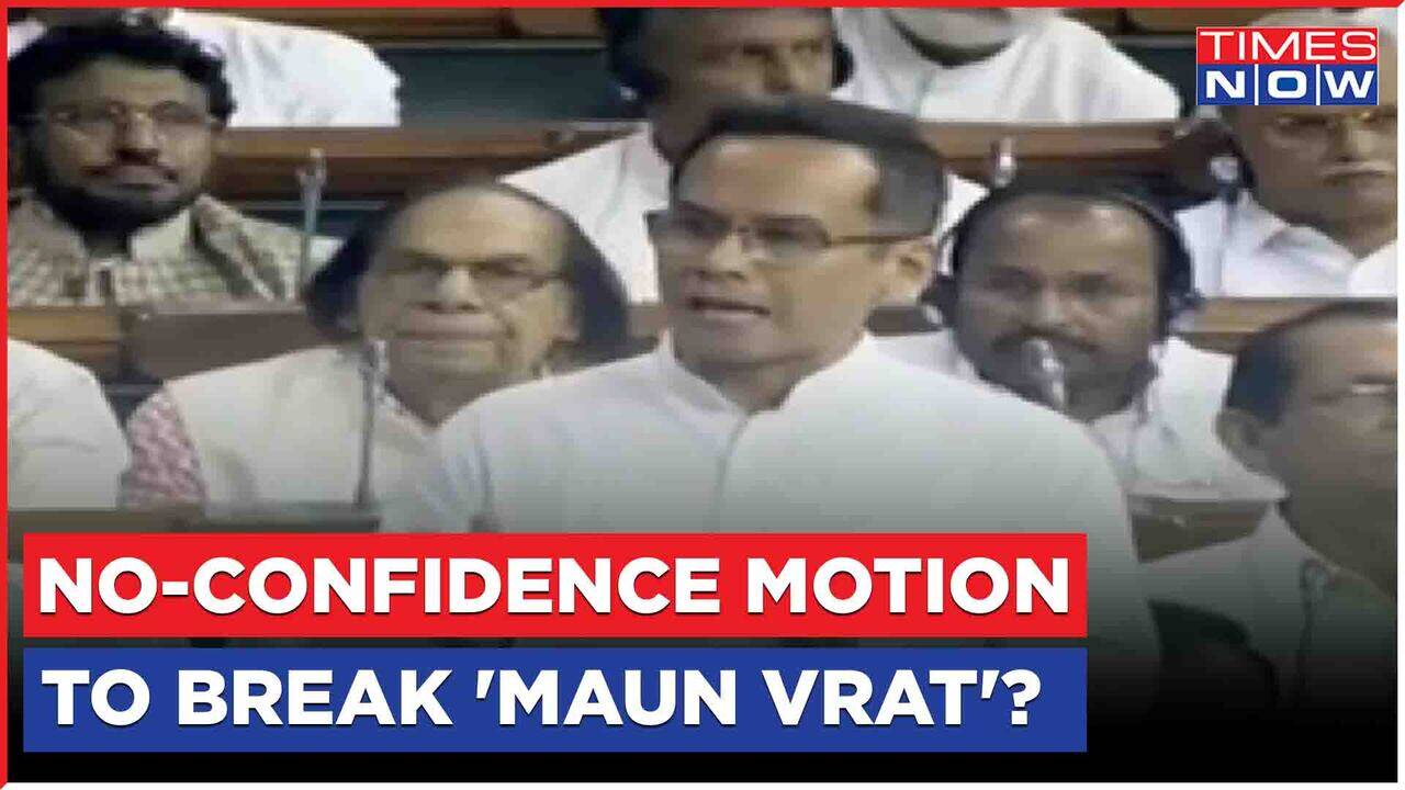 Congress MP Gaurav Gogoi Opens Debate, Slams PM Modi For His 'Maun Vrat ...