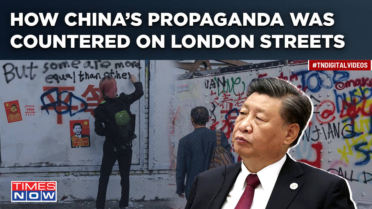 Graffiti War Breaks Out After Chinese Communist Party Slogans Appear On ...