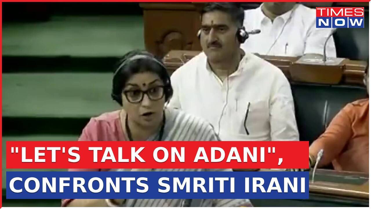 'What Is 'Jijaji' Doing With Adani?', Says Smriti Irani | Show Pictures ...