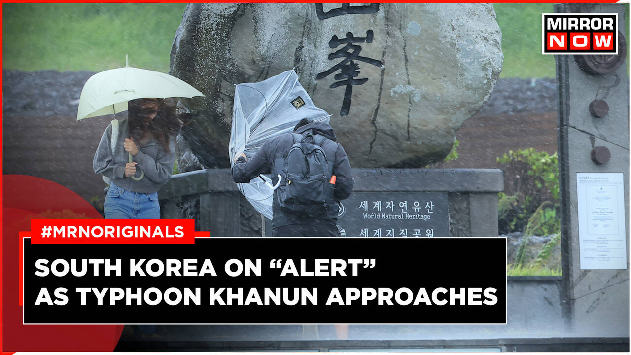 Powerful Typhoon Khanun Lashes South Korea, Thousands Jamboree Scouts ...