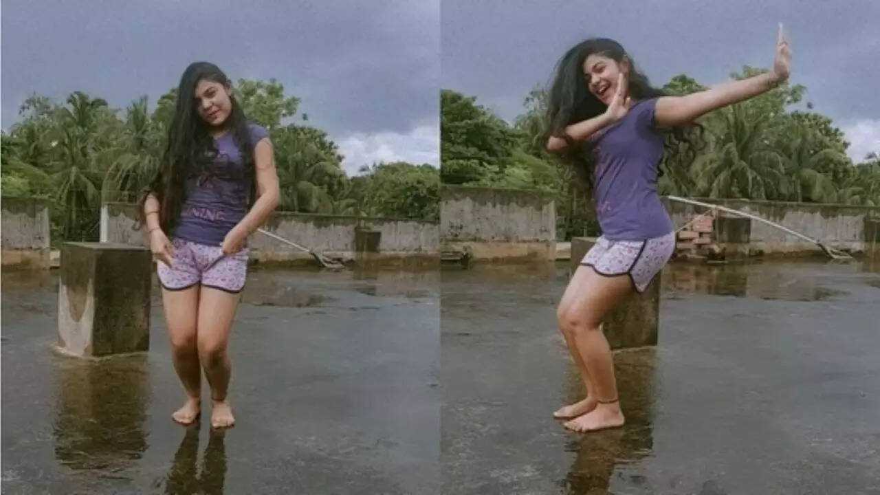 Viral Video: Woman Grooves in Rain to SRK and Madhuri Dixit’s Koi Ladki ...