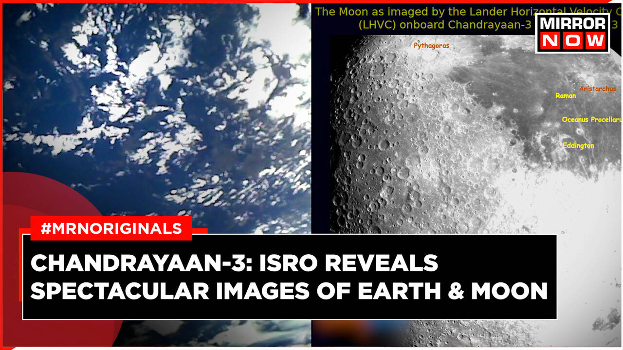 Chandrayaan-3: ISRO Releases New Stunning Images Of Earth & Moon ...