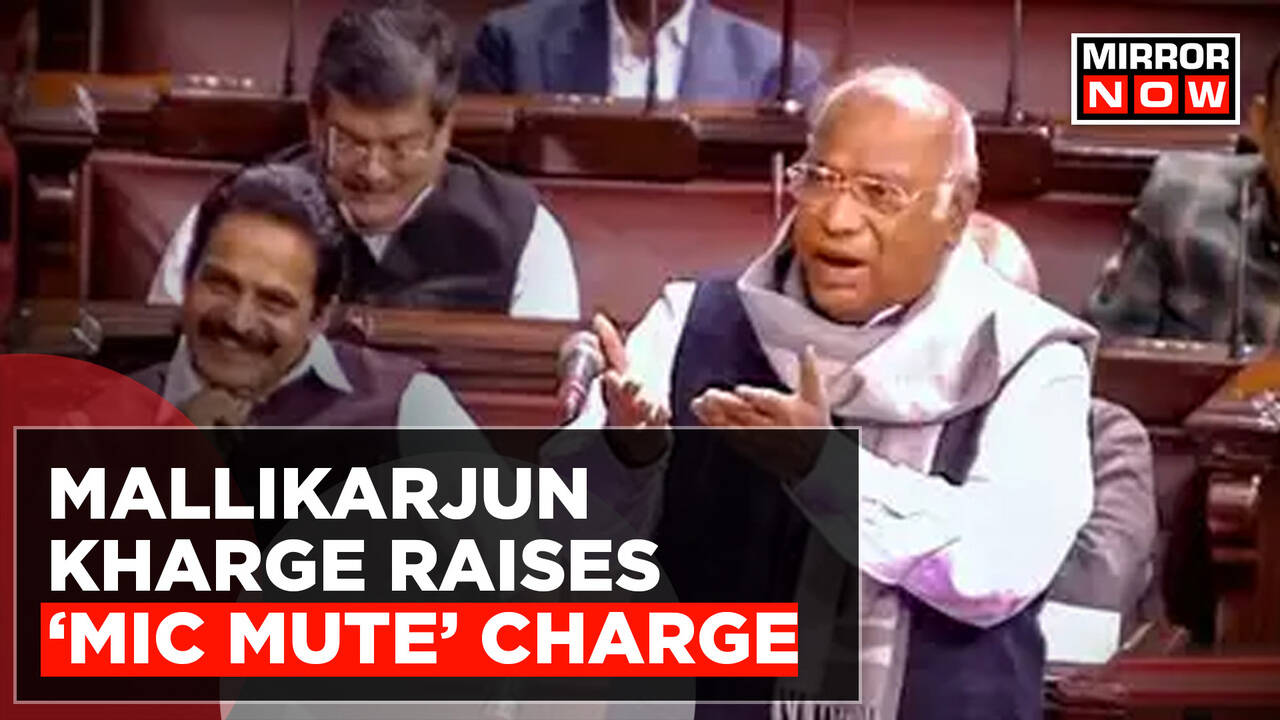 Parliament Monsoon Session | Mallikarjun Kharge Raises Mic Mute Charge | Lok Sabha | Rajya Sabha ...