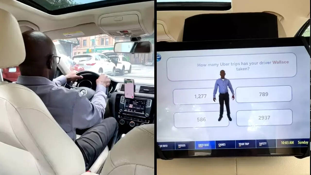 Viral Video: Uber Driver Quizzes Passengers With Game Featuring Himself ...